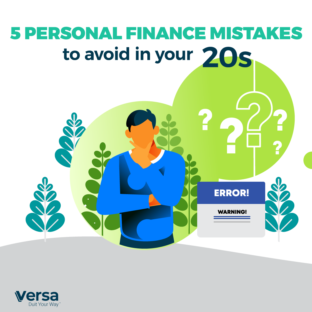 5 Personal Finance Mistakes to Avoid In Your 20s - Versa
