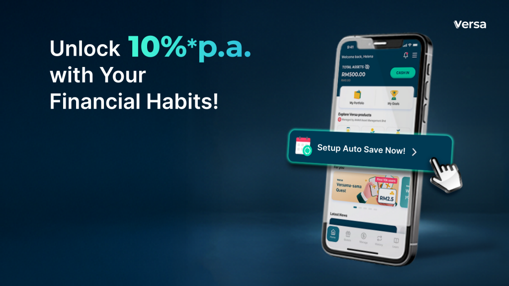 10%* p.a. Invest Booster Quest - Versa