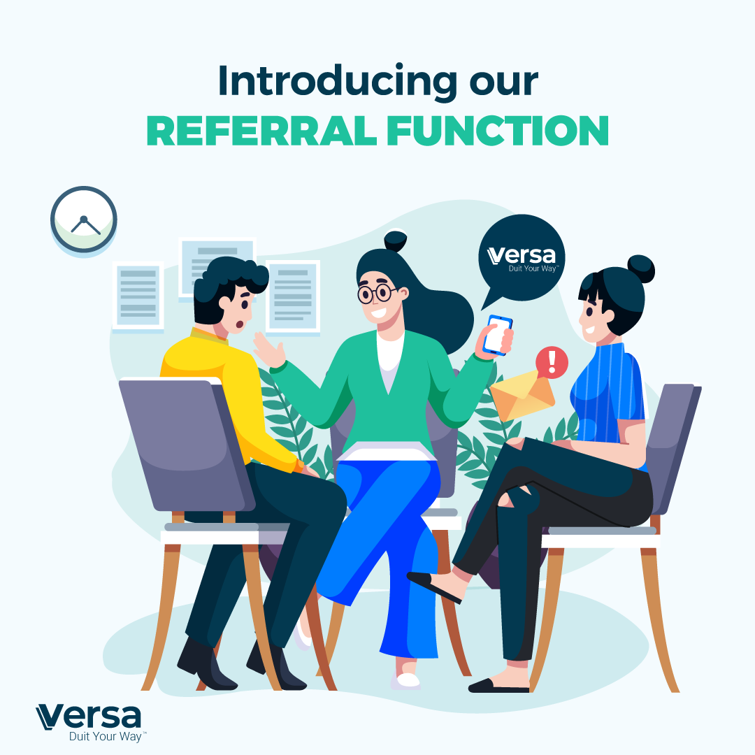 Introducing our Referral Program - Versa