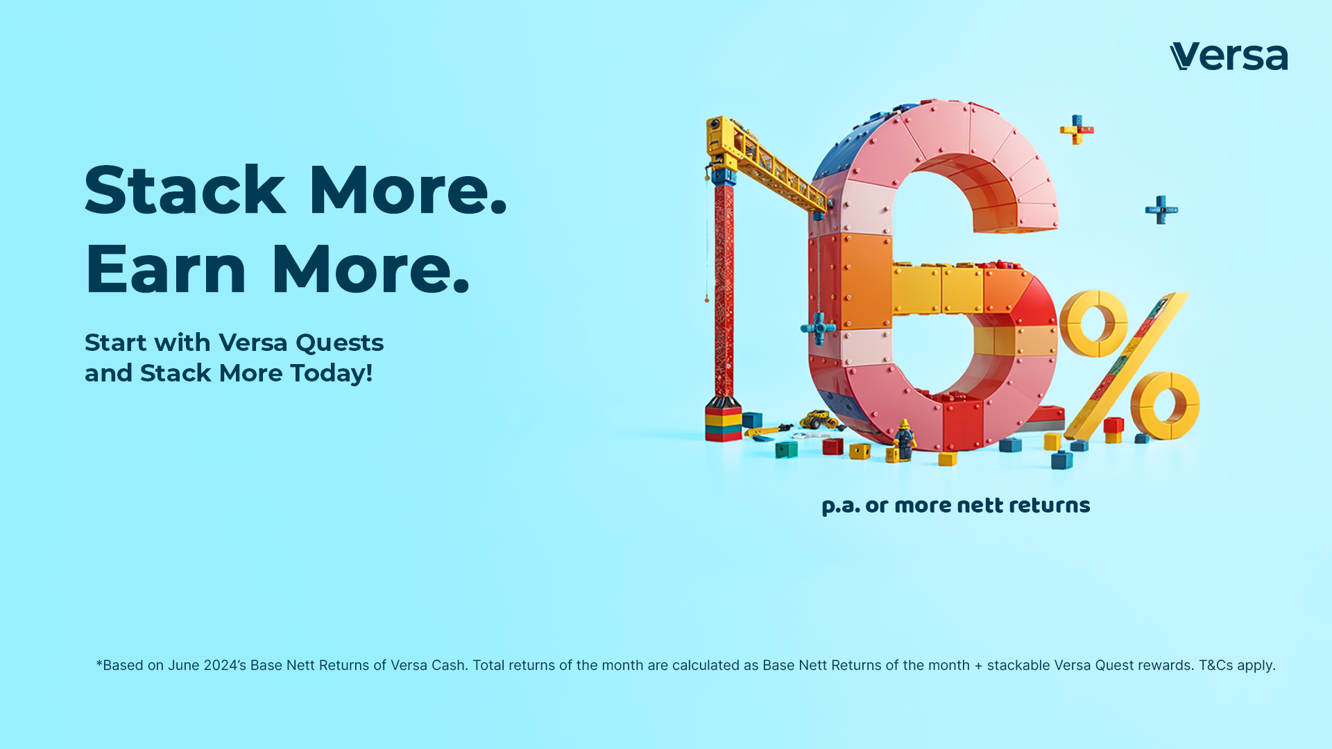 Stack and earn 9%* p.a. or more nett returns with Versa Quests! - Versa