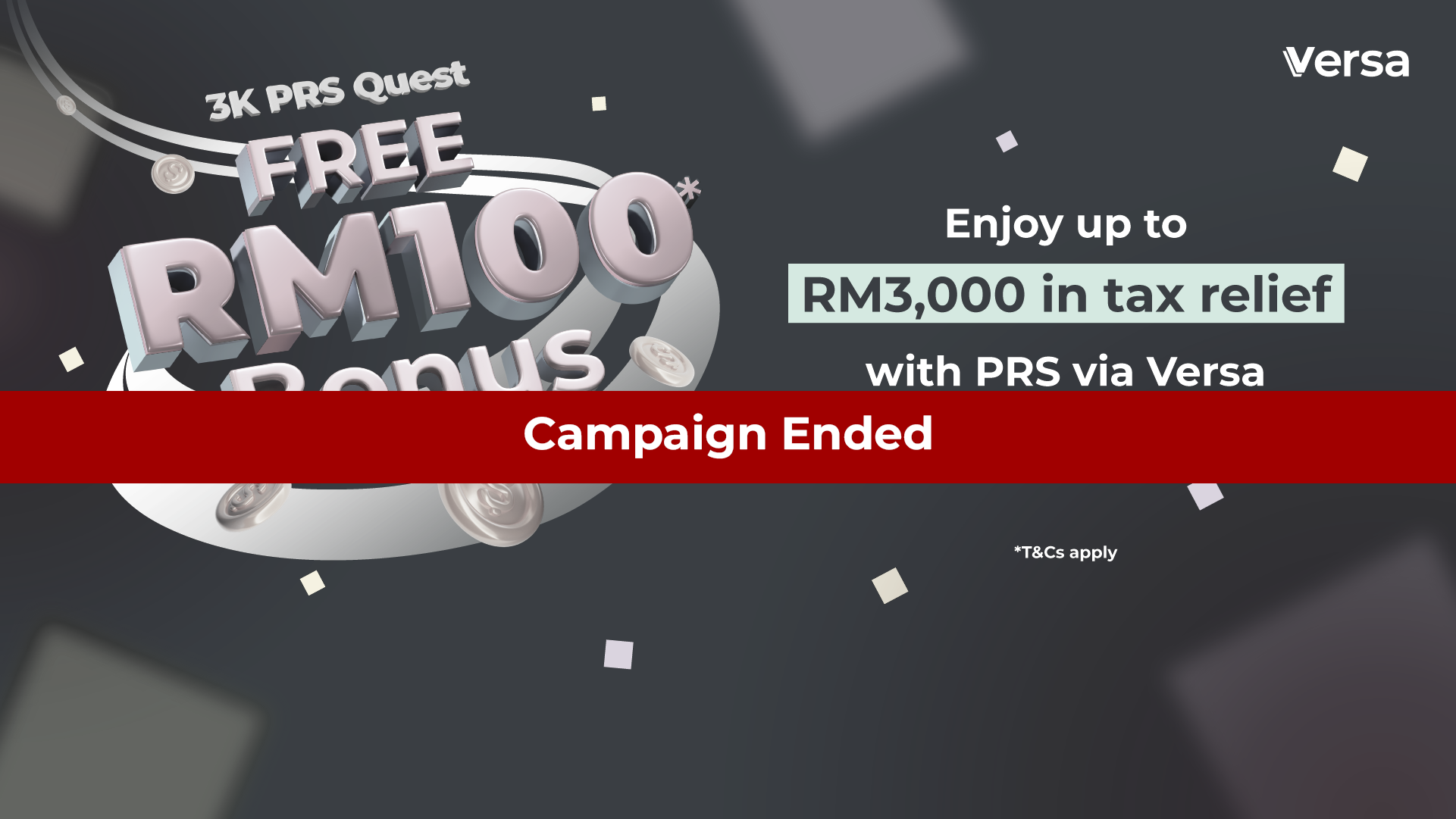 Stack and Earn: 3K PRS Quest - Versa