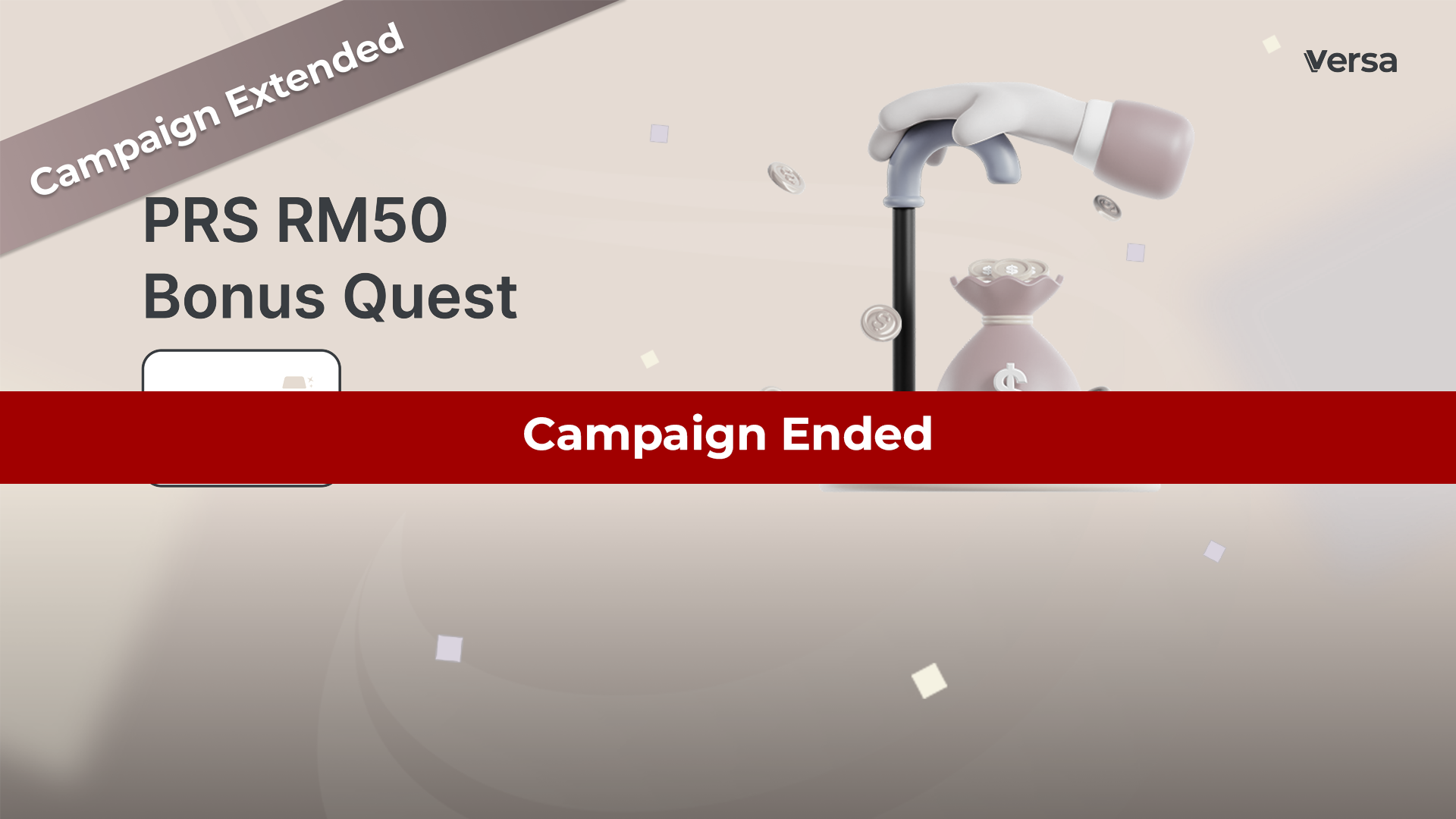[Extended] Stack and Earn: PRS RM50 Bonus Quest - Versa